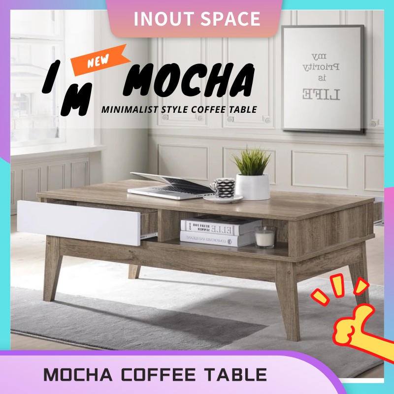 MOCHA SERIES Coffee Table / Console Table / Meja Kopi | Shopee Malaysia