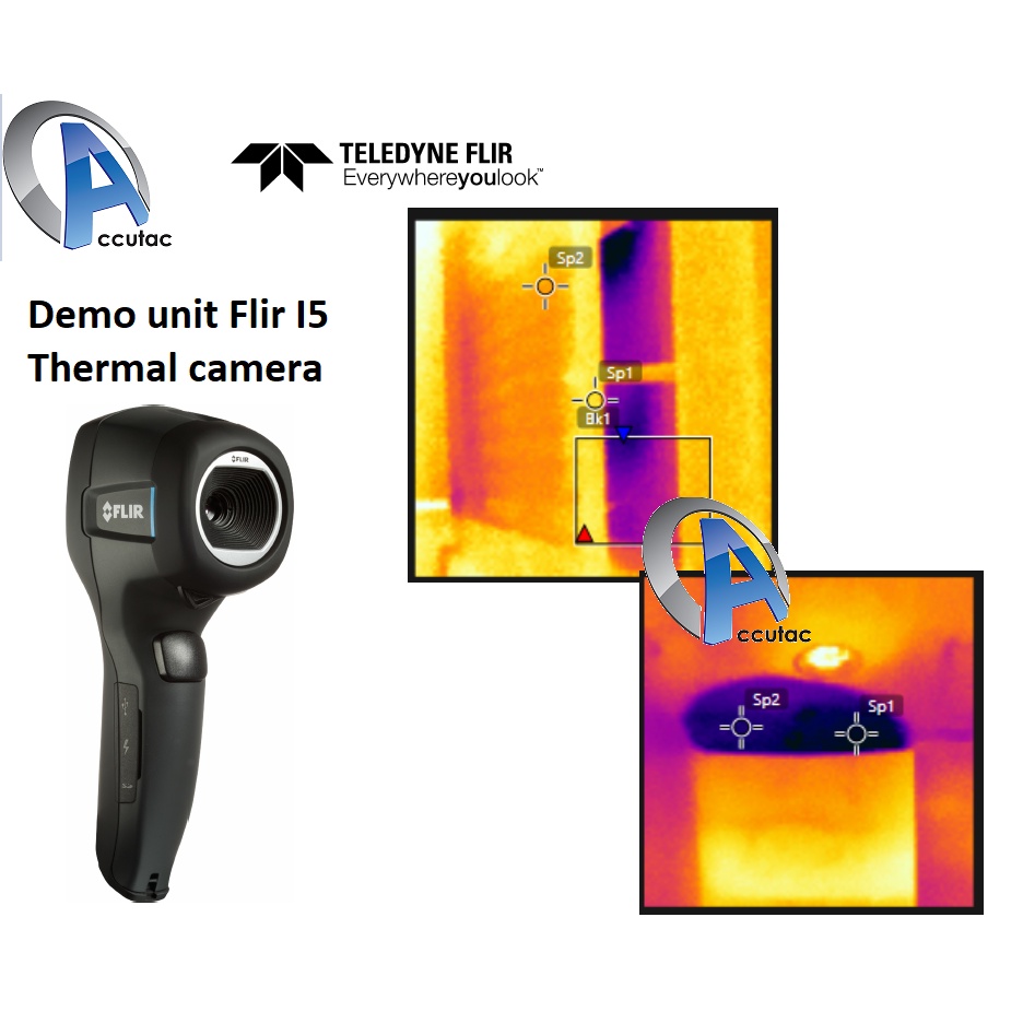 Demo unit, FLIR i5 Compact Thermal Imager (100x100 IR Resolution ... Demo unit, FLIR i5 Compact Thermal Imager (100x100 IR Resolution ...