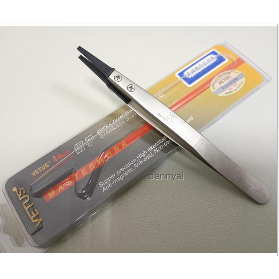 VETUS interchangeable carbon fiber tweezers/anti-static tweezers ESD ...