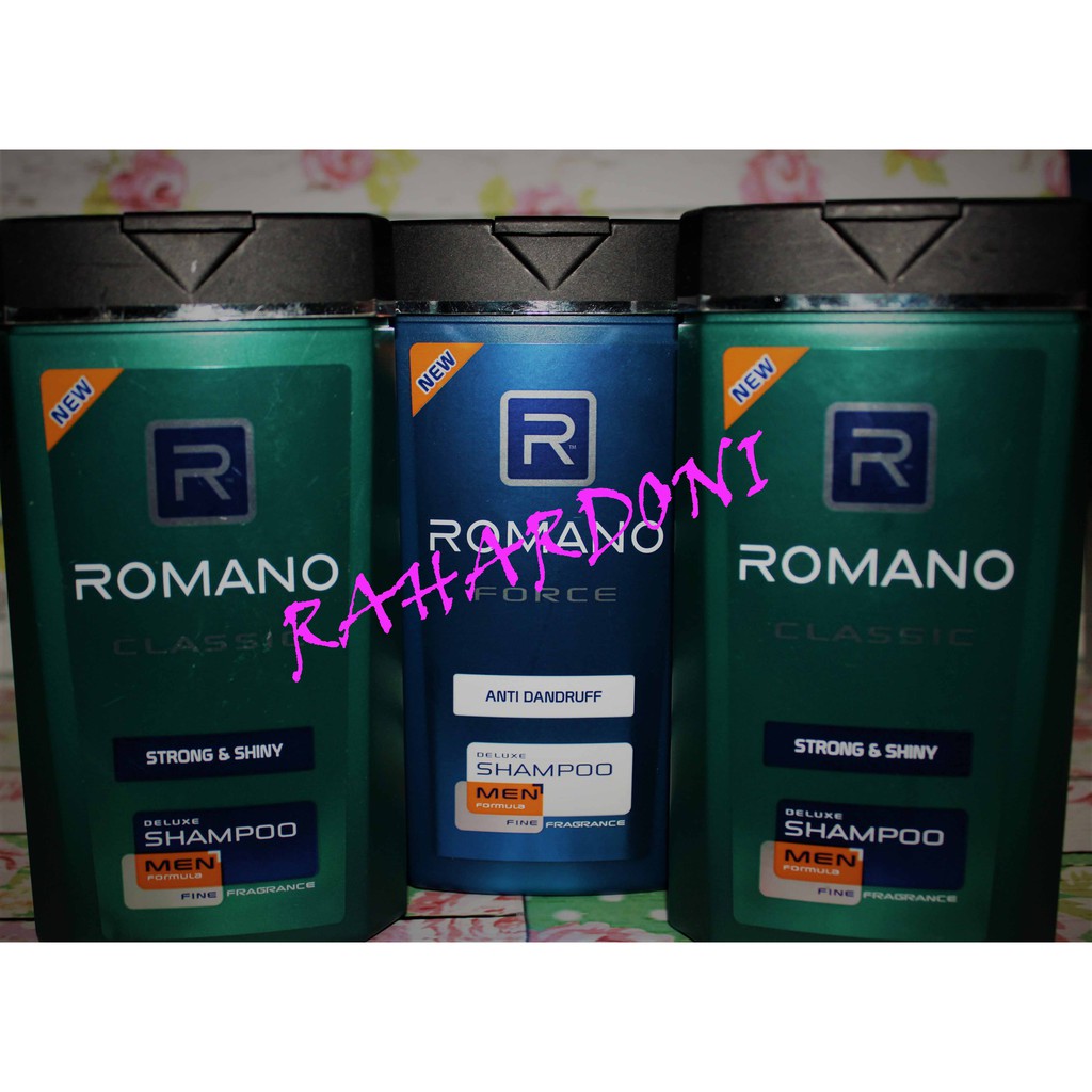 Romano Force Anti Dandruff & Classic Strong Shiny Shampoo 170 ML ...