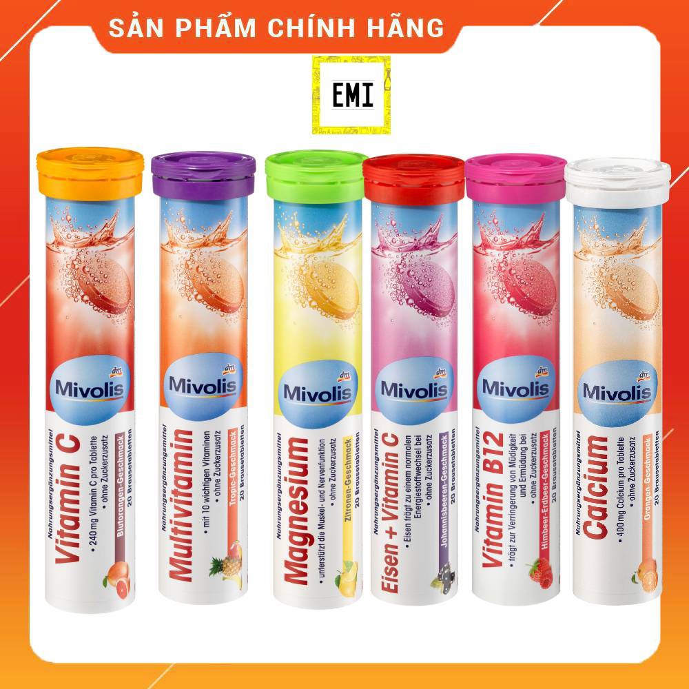 Genuine German Mivolis sugar-free vitamin supplement effervescent tablets | Shopee Malaysia