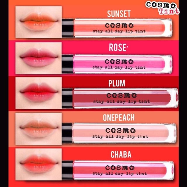 Cosmo tint Available In 5 Colors To Apply On Both Mouth And Face ...