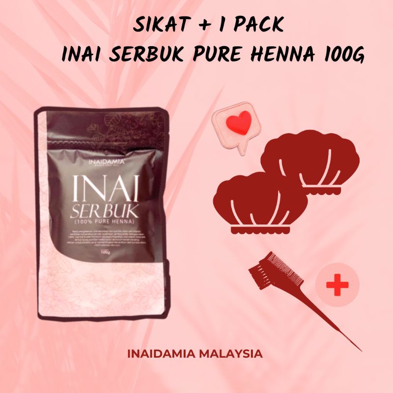 INAI RAMBUT ASLI/INAI DAUN POKOK/INAI SERBUK/INAI DAMIA🏷️Buy2 get 2 ...