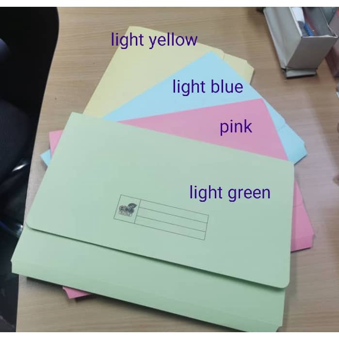 Eco File LPF 555 Light Colour / DPF 666 Dark Colour Pocket File ...
