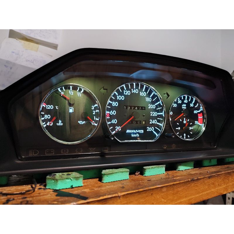 Chromring for W124 W126 W201 W210 W202 W209 cluster meter | Shopee Malaysia