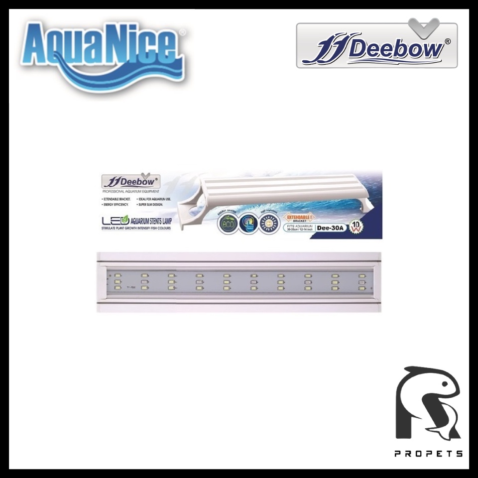 AquaNice Deebow LED Aquarium Stents Light (10W) (30CM) | Shopee Malaysia