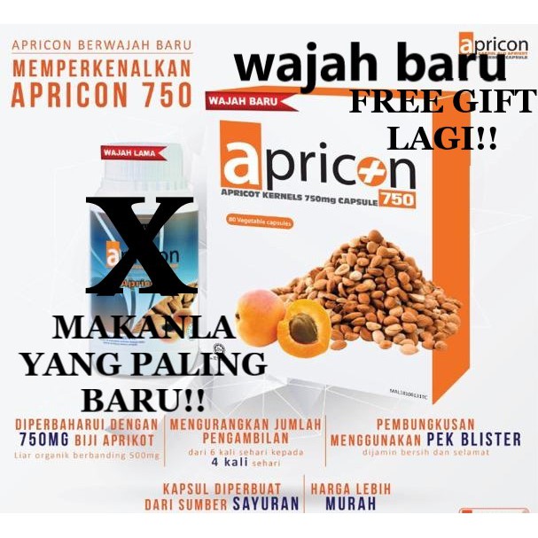 [EXP:01/27][FREE GIFT]- FARMAS HEALTH APRICON B17 750MG 80S (FREE ...