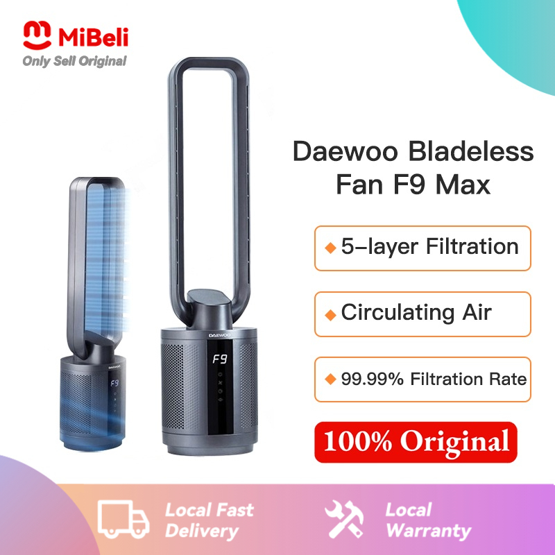 DAEWOO F9 Max F30 PRO AM06 Leafless Fan Air Purification No-blade Super ...