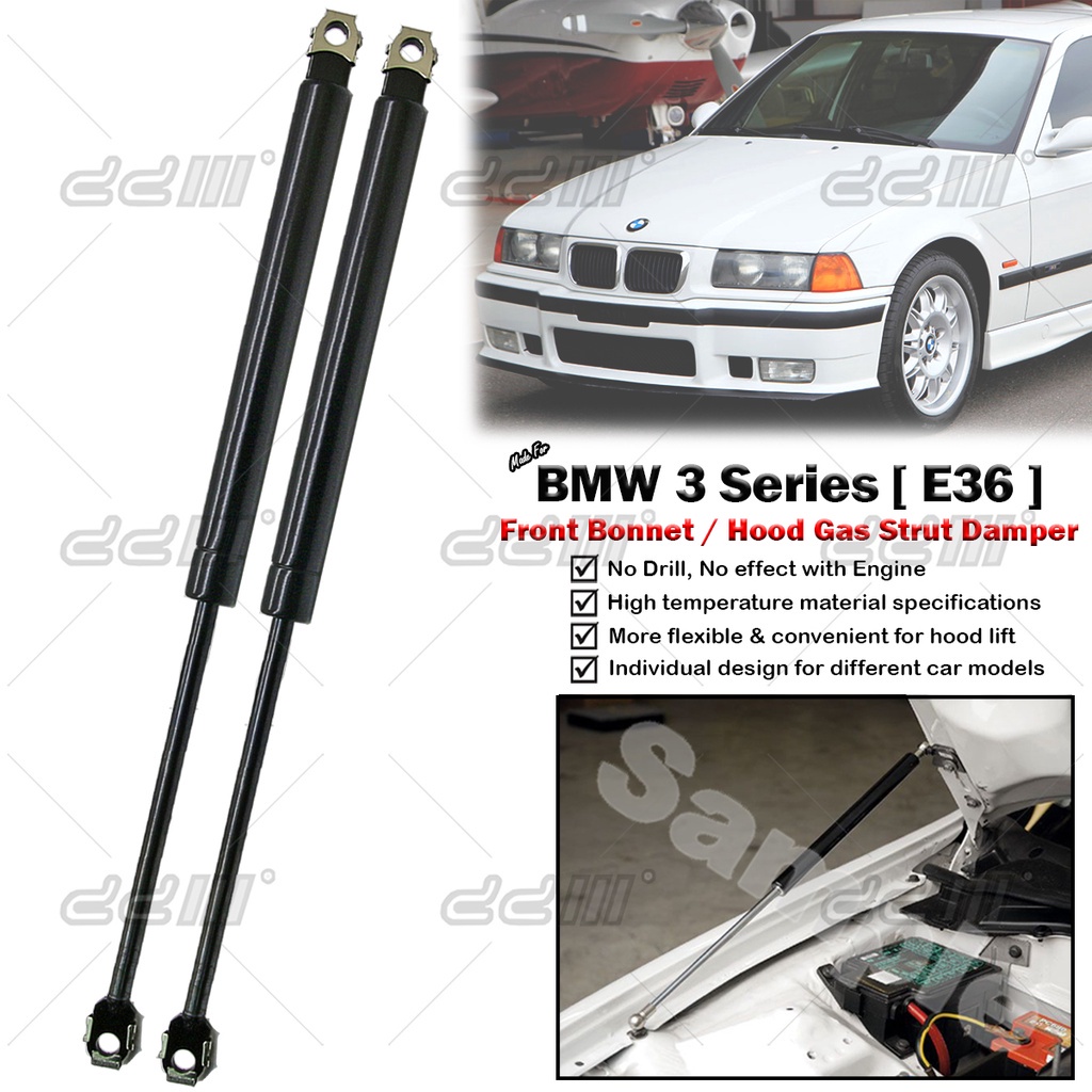 [Local Ready Stock] Front Bonnet Hood Damper Absorber For BMW E36 3 ...