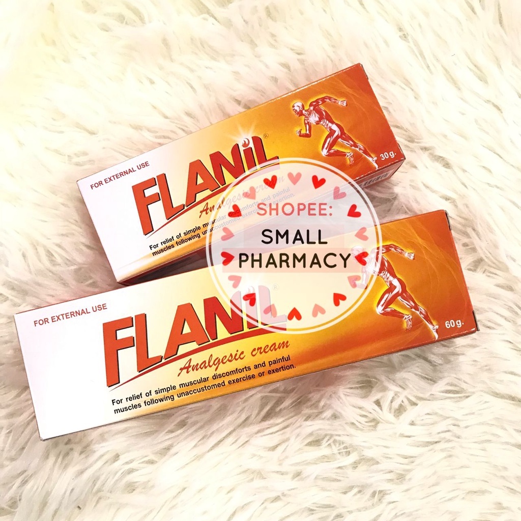 Analgesic cream Flanil - ( Krim Sapu Sakit Badan )30g / 60g | Shopee ...
