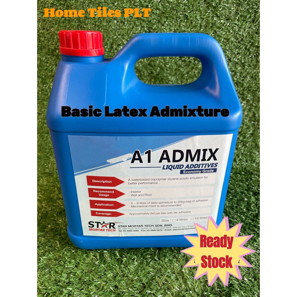 [ READY STOCK ] SUPER JUMBO A1 ADMIX BASIC LATEX ADMIXTURE @4L | Shopee ...