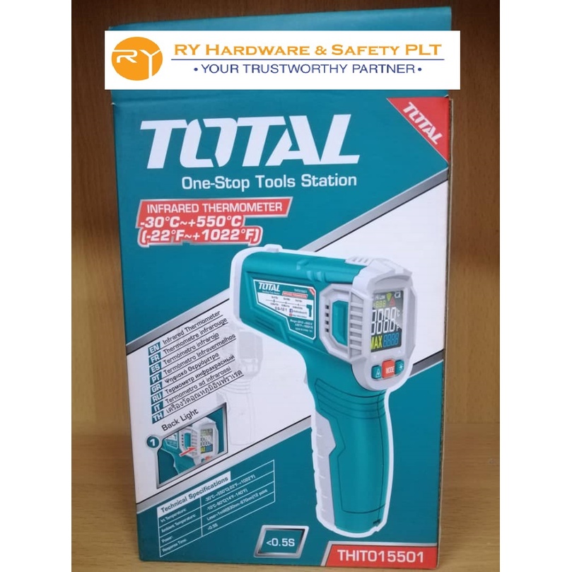 TOTAL THIT015501 INFRARED THERMOMETER | Shopee Malaysia