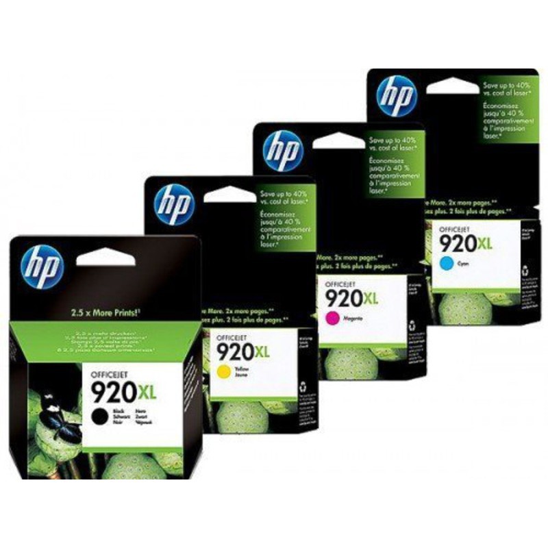 HP 920XL High Yield Original Ink Cartridge,For 7500A–E910a/7000–E809a ...