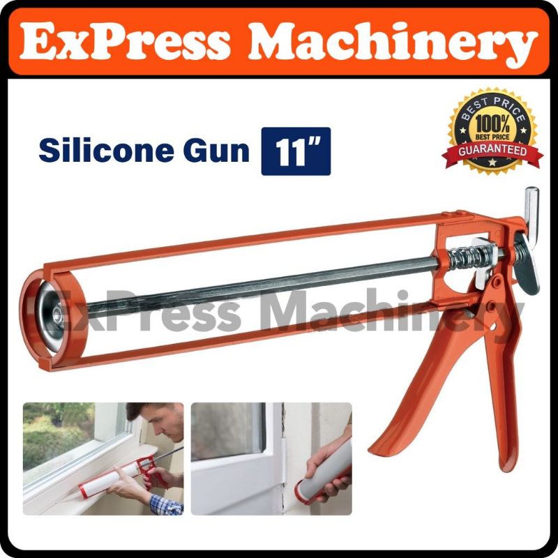(11") Silicone Gun Heavy Duty Use | Silicone Caulking Gun | Silicone ...
