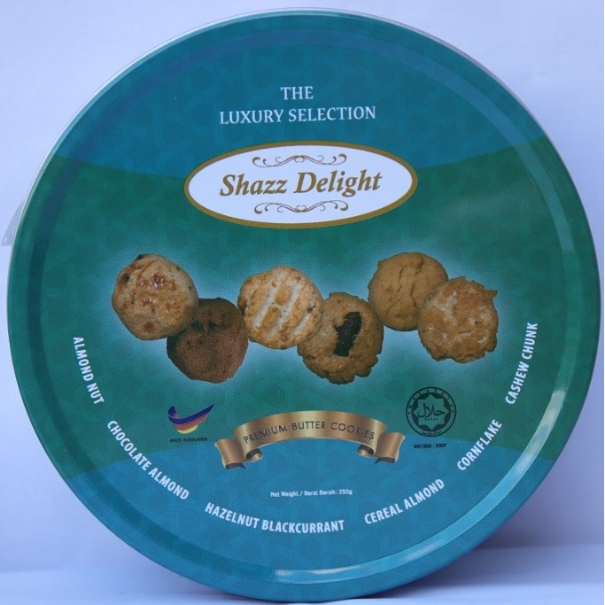 Shazz Delight Premium Butter Cookies 250G (HALAL) | Shopee Malaysia
