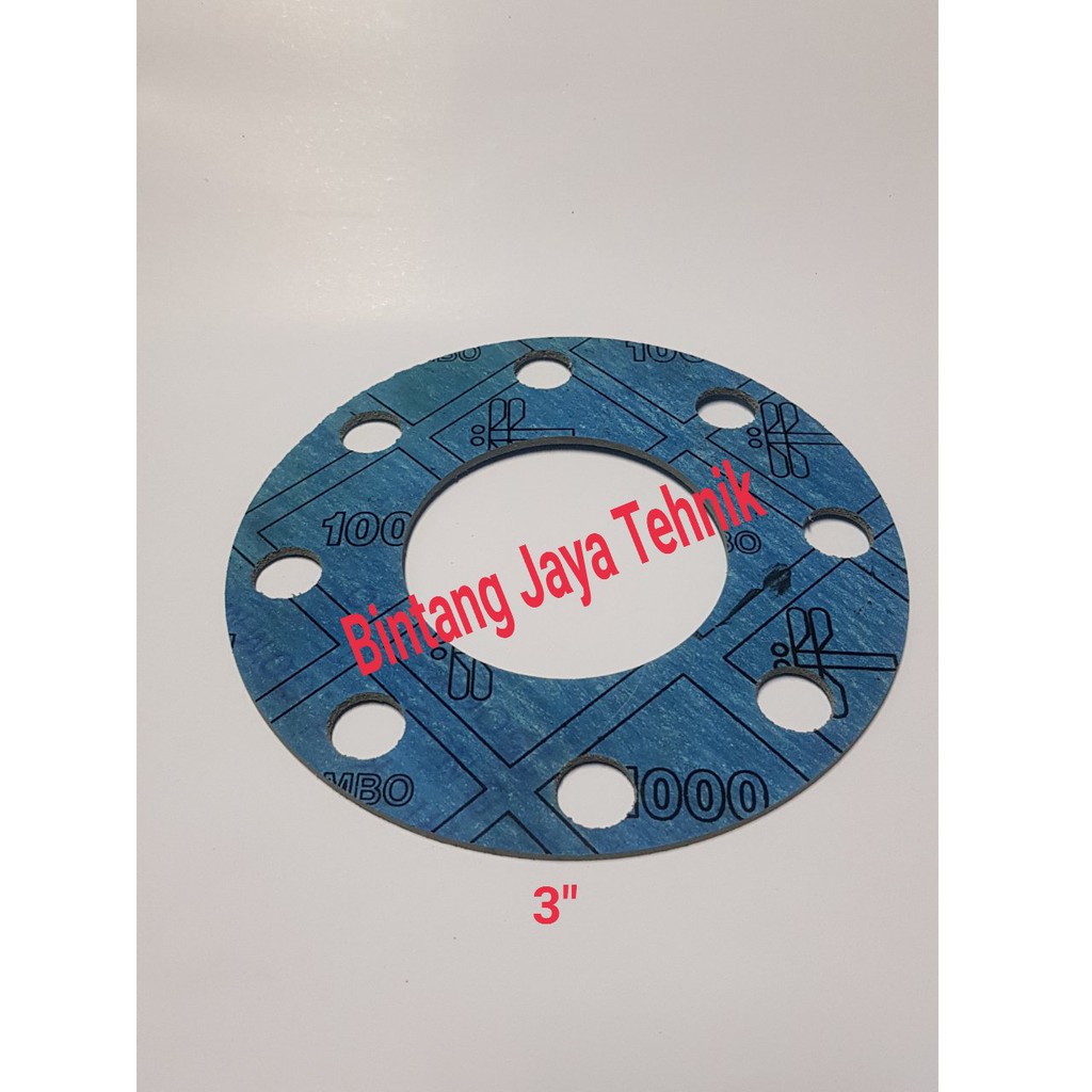 FLANGE GASKET 3" BUTTON 1000 3MM JIS10K / FLANGE PACKING 3" BUTTON 1000 3MM JIS10K | Shopee Malaysia