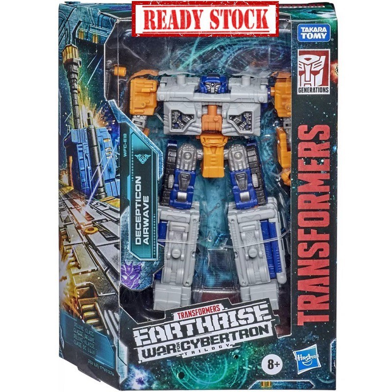 Hasbro Transformers Earthrise WFC-E18 Decepticon Airwave - Deluxe Class ...