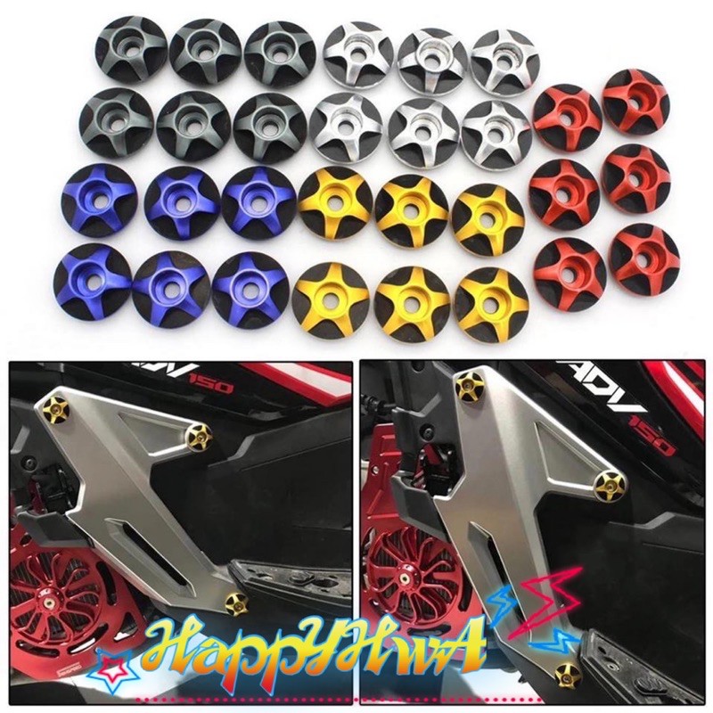 SEMSPEED 6PCS Accessories For ADV150 Motorcycle adv 150 2019 2020 Side ...