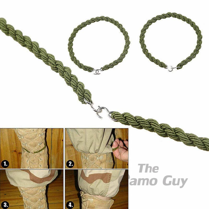 Elastic Rubber Leg Trouser Pants Strap Band Tie for Outdoor Camping ...