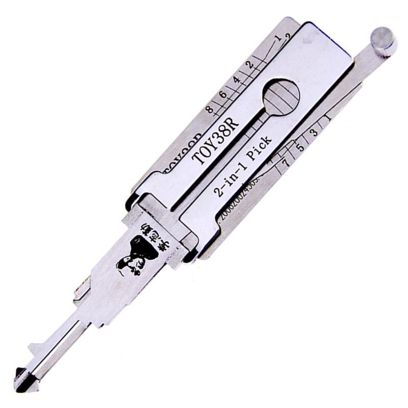 HON66/hu66/toy43at/hu58/toy38R/toy48 original Lishi 2-in-1 Car Pick & Decoder Tool Auto Lock ...