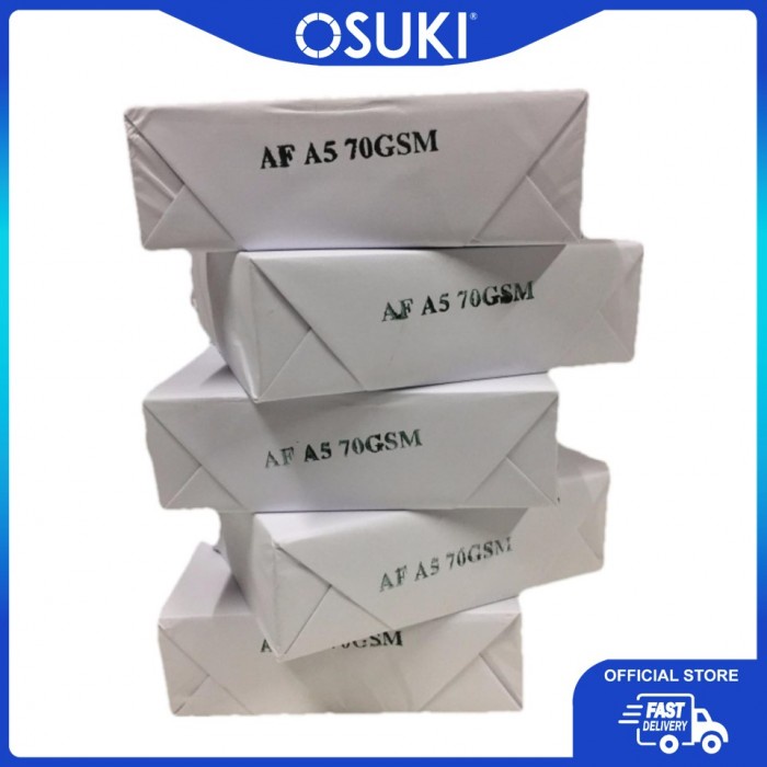 OSUKI A5 Quality Paper (2500 Sheets/500 Sheets x 5 Ream) | Kertas A5 ...