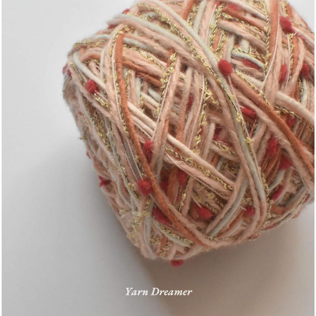 Benang Kait Strawberry Jam Red Dots Yarn Wool Yarn for DIY Crochet Hand ...