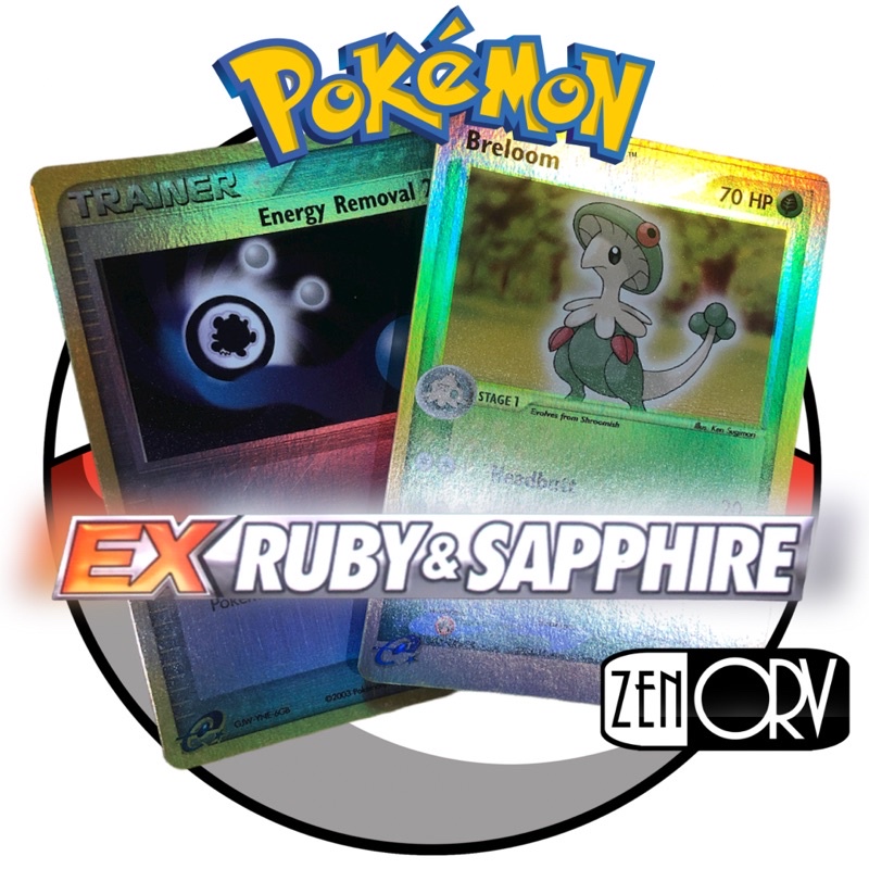 Ex Ruby and Sapphire Rev Holo Pokemon Cards Reverse Holographic ...