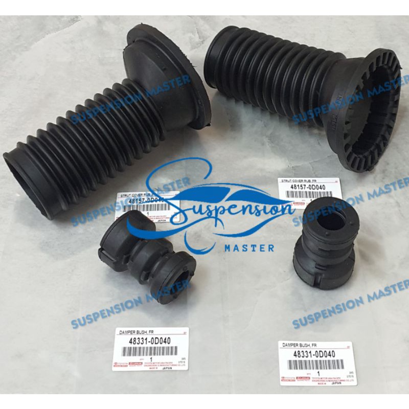 4 IN 1 SET - TOYOTA VIOS NCP42 2002-2007 1.5CC FRONT ABSORBER COVER ...