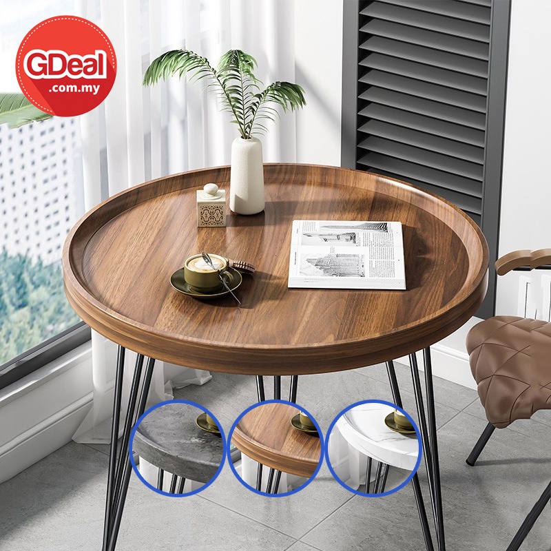 GDeal Small Coffee Table Balcony Small Table Rack Living Room Side ...
