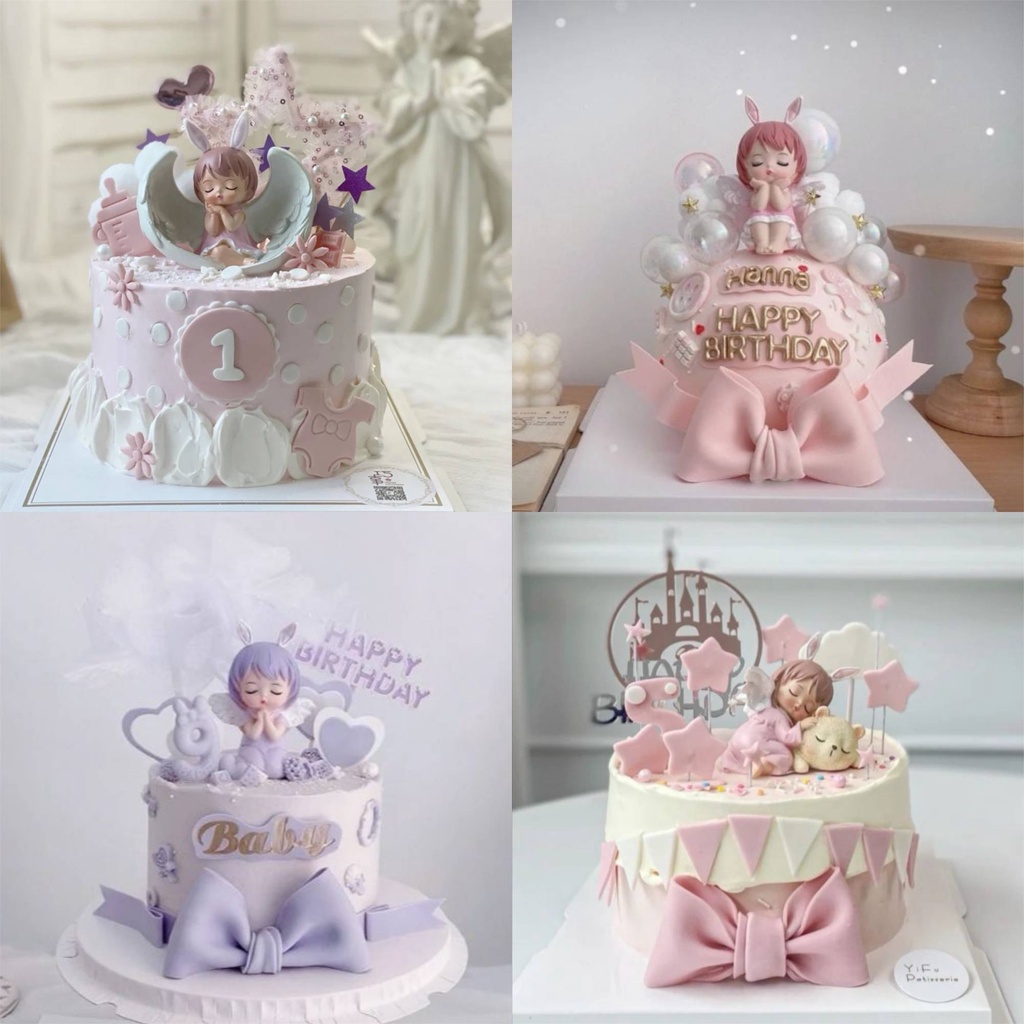 JS Bakery Store】Annie Baby Cartoon Girl Doll Cake Topper Decoration 安妮 ...