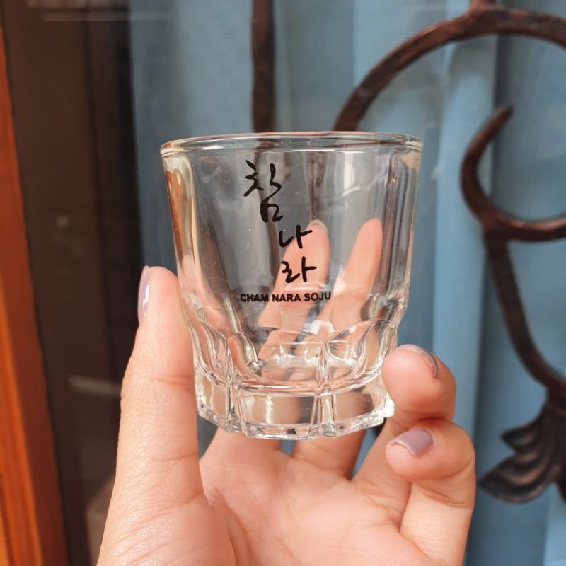Sloki Soju Print Glass Korean Soju Glass Korean Sloki Glass Glass Cup Jinro Soju Glass