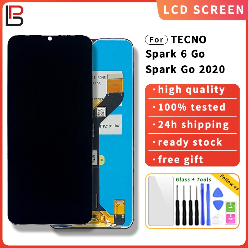 For Tecno Spark 6 Go/Spark Go 2020/KE5j/KE5k/KE5/KE5s/Spark 6/KE7/Sprak 6 Air/KE6/KE6j Lcd Touch ...