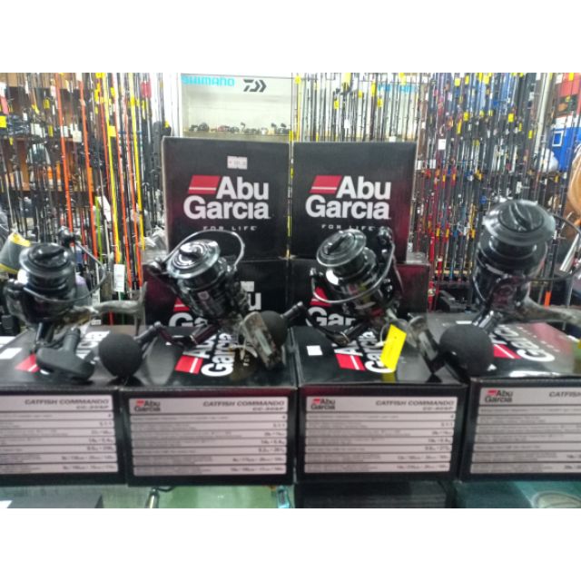 Original ABU GARCIA Catfish commando fishing reel | Shopee Malaysia