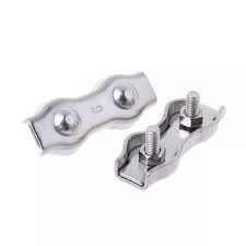 WIRE ROPE CLAMP DOUBLE S/STEEL (M2, M3, M4, M5, M6, M8) | Shopee Malaysia