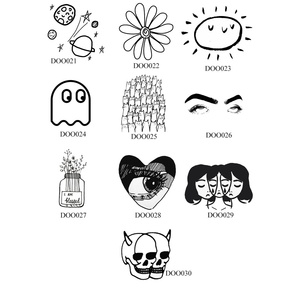 [DOODLE 3] Temporary Tattoos/Temporary Tattoos/Temporary Tattoos ...