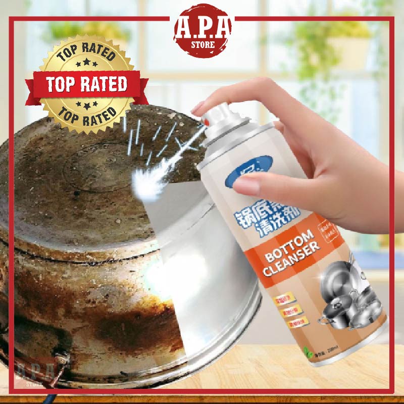 APA Wok Cooker Pot Bottom Cookware Spray Magic Cleaning Stainless Steel ...