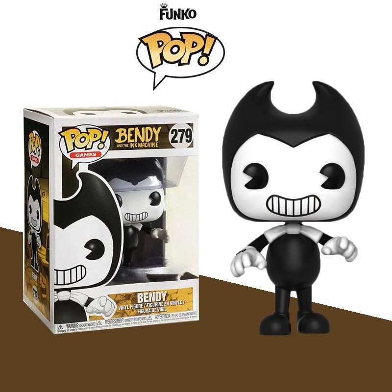 Ready Stock - Bendy the ink machine/ Bendy Cake Topper/ Bendy Figurine ...