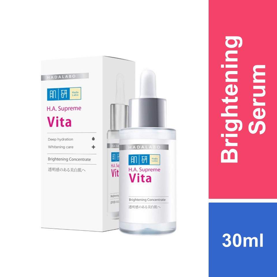 Hada Labo HA Supreme Vita Brightening Concentrate Booster Serum 30ml ...