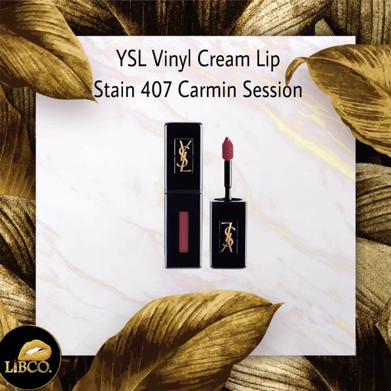 Ysl Vinyl Cream Lip Stain 407 (unbox) | Shopee Malaysia