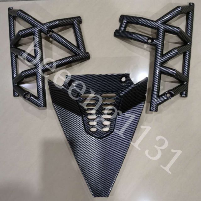 🔥RS150 Set Package 2 In 1🔥Side Engine cover carbon+Engine cover carbon ...