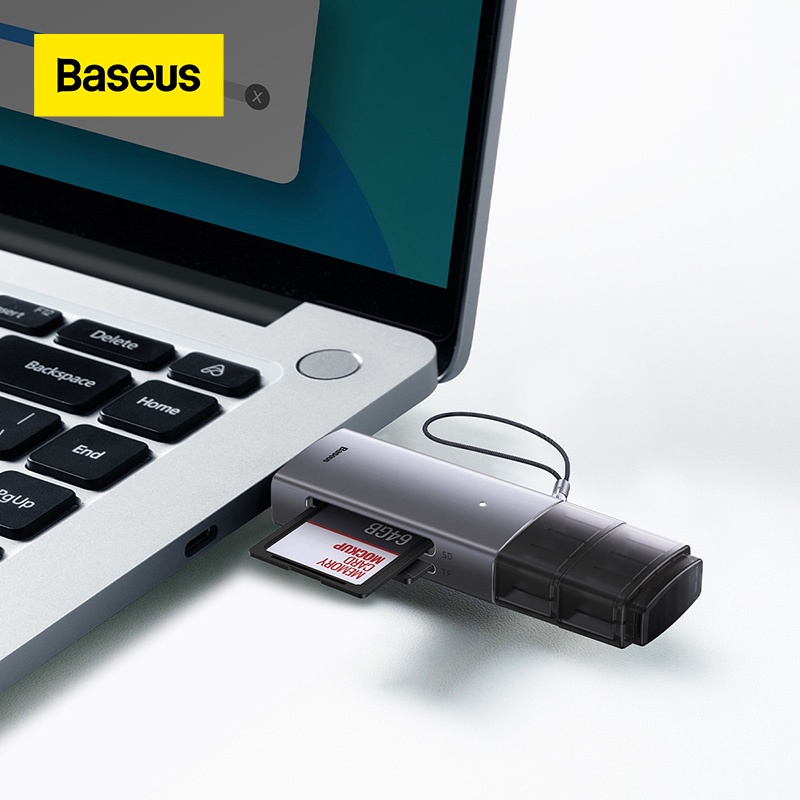 Baseus Type C USB 3.0 to SD TF Card Reader for Laptop Accessories ...