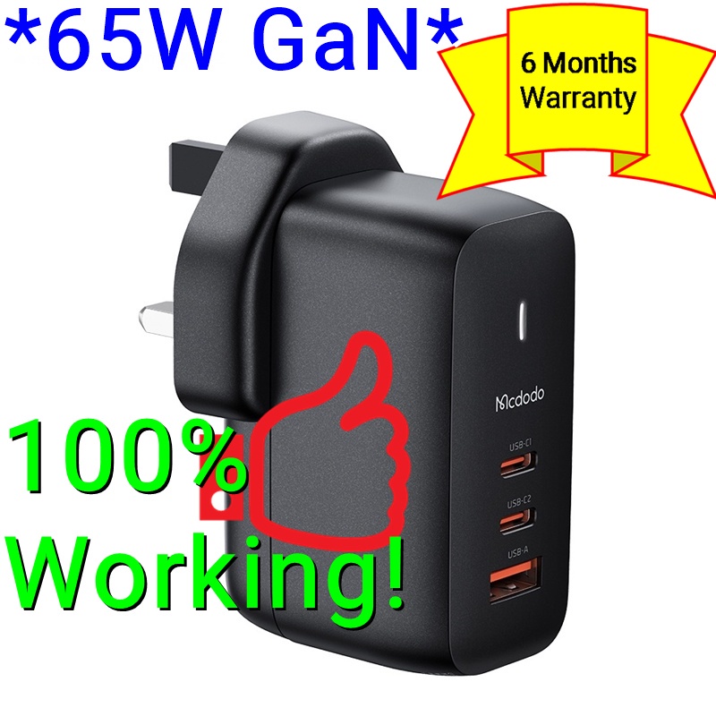 (GaN 3.0) 65W Fast Charger USB-C PD Adapter Google Pixel 5 6 Pro 4 XL ...