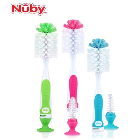 Berus Botol Susu / Berus Botol / Nuby Bottle Brush With Interlocking ...