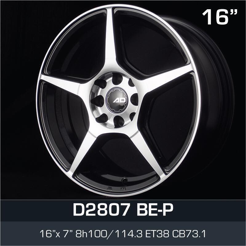 AD 16 inch 7JJ 4X100 4X114.3 ET38 ORI CAR SPORT RIMS WHEELS D2807 ...