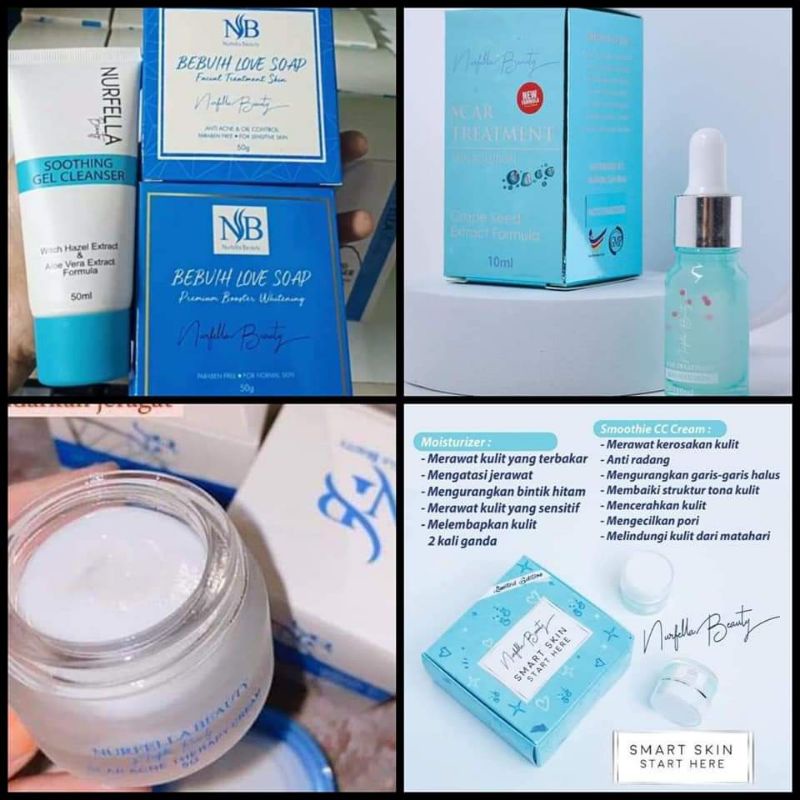 NB SCAR SERUM ORIGINAL HQ 💯SMART SKIN NURFELLA BEAUTY NB 2 Dalam 1🌸jeragat🌸(original HQ)👍🏽🌸 ...