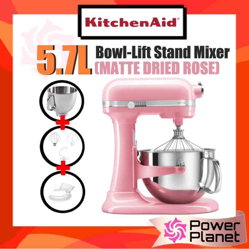 Kitchenaid 5.7L Bowl-Lift Stand Mixer 5KSM6585GDR 6 Quart Heavy Duty ...