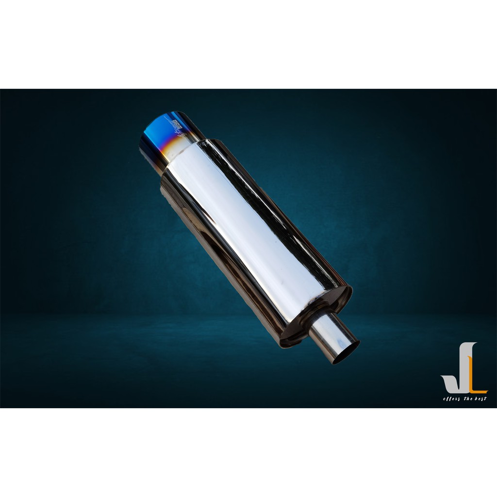 HKS universal sport rear muffler 4” car exhaust (Blue Tail) | Shopee ...