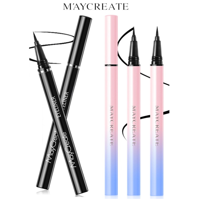 【𝗠'𝗦𝗜𝗔 𝗦𝗛𝗜𝗣 𝗢𝗨𝗧 𝟮𝟰𝗛𝗥𝗦】The Beauty Street MAYCREATE Black Eyeliner Long ...