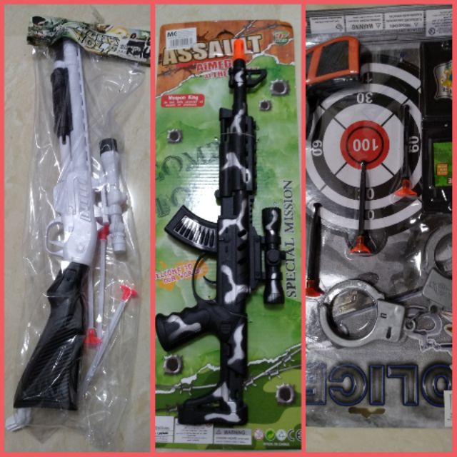 Boys Toys Gun Darts Handcuff Sets Toys Educational Assault Rifle Combat ...
