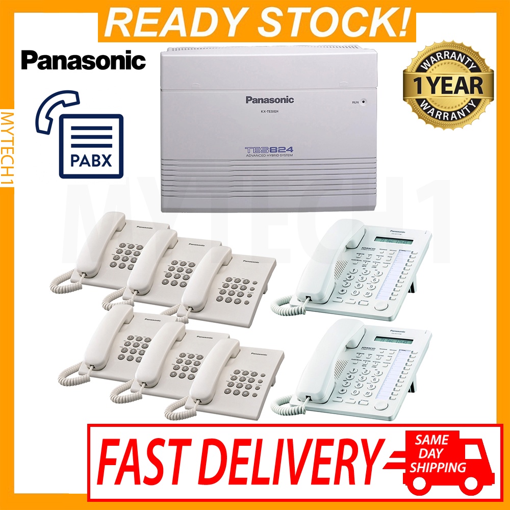 Panasonic PABX System KX-TES824 Keyphone Intercom For Office | Shopee ...